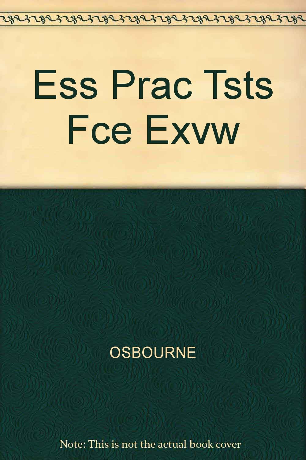 Buy Ess Prac Tsts Fce Exvw Book Online at Low Prices in India | Ess ...