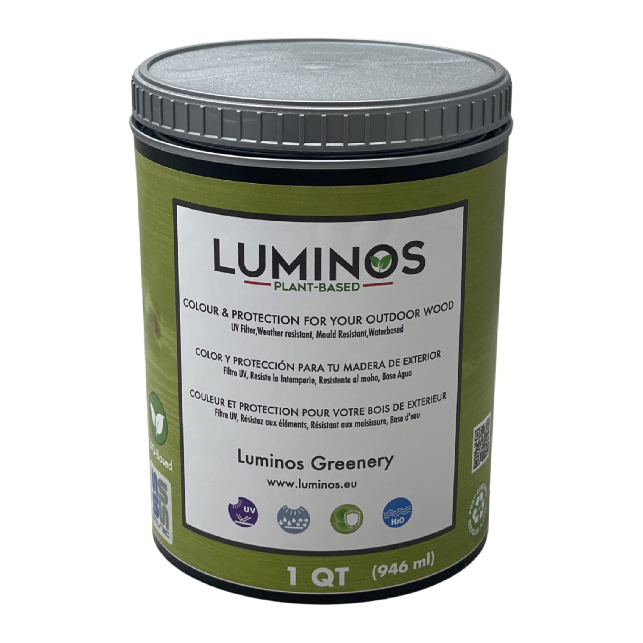 Luminos LUM1107 - Greenery- Oudoor Water-Based Wood Finish Stain ...