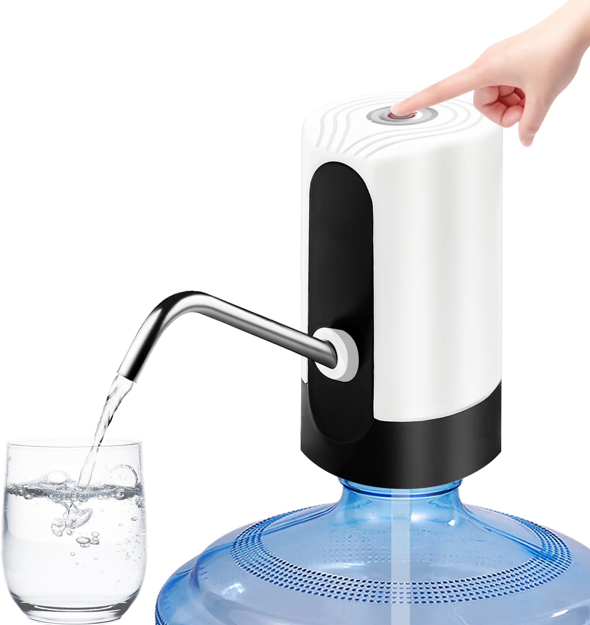 YOMYM Water Bottle Dispenser Portable Electric Water Bottle Pump for ...