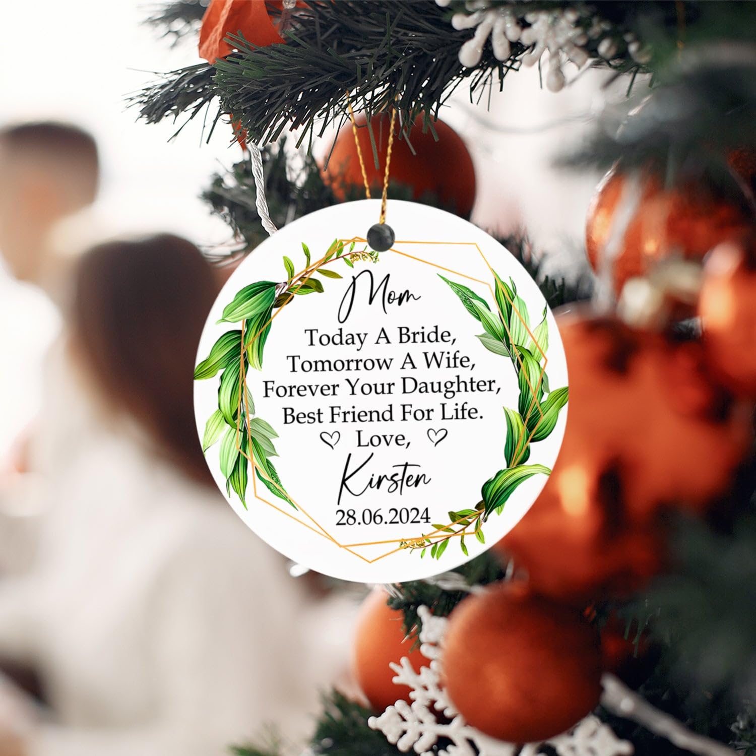 Adorno Navideño Para La Madre De La Novia