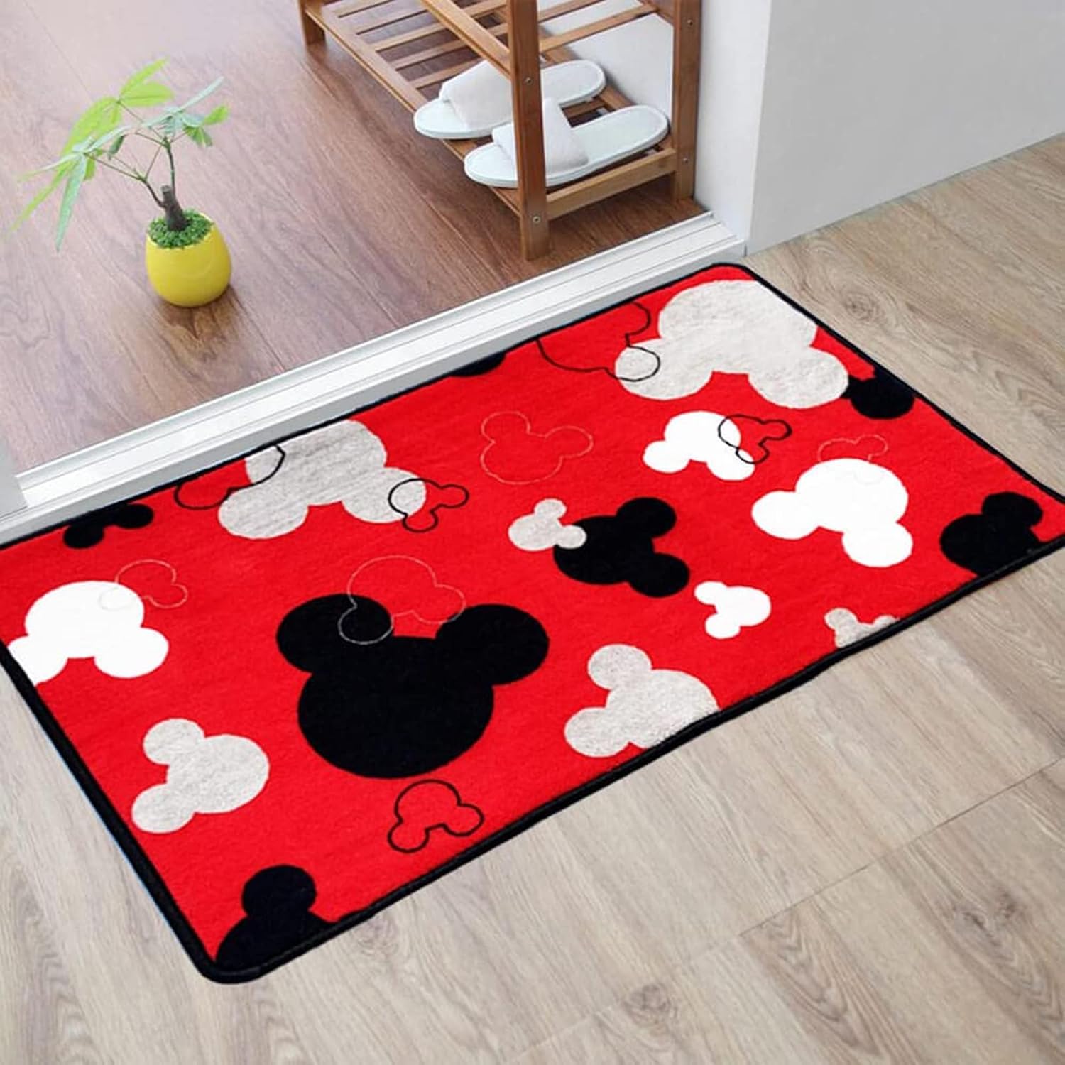 Amazon.com: Cute Mouse Home Decor Indoor Mat, Front Back Door Rugs ...