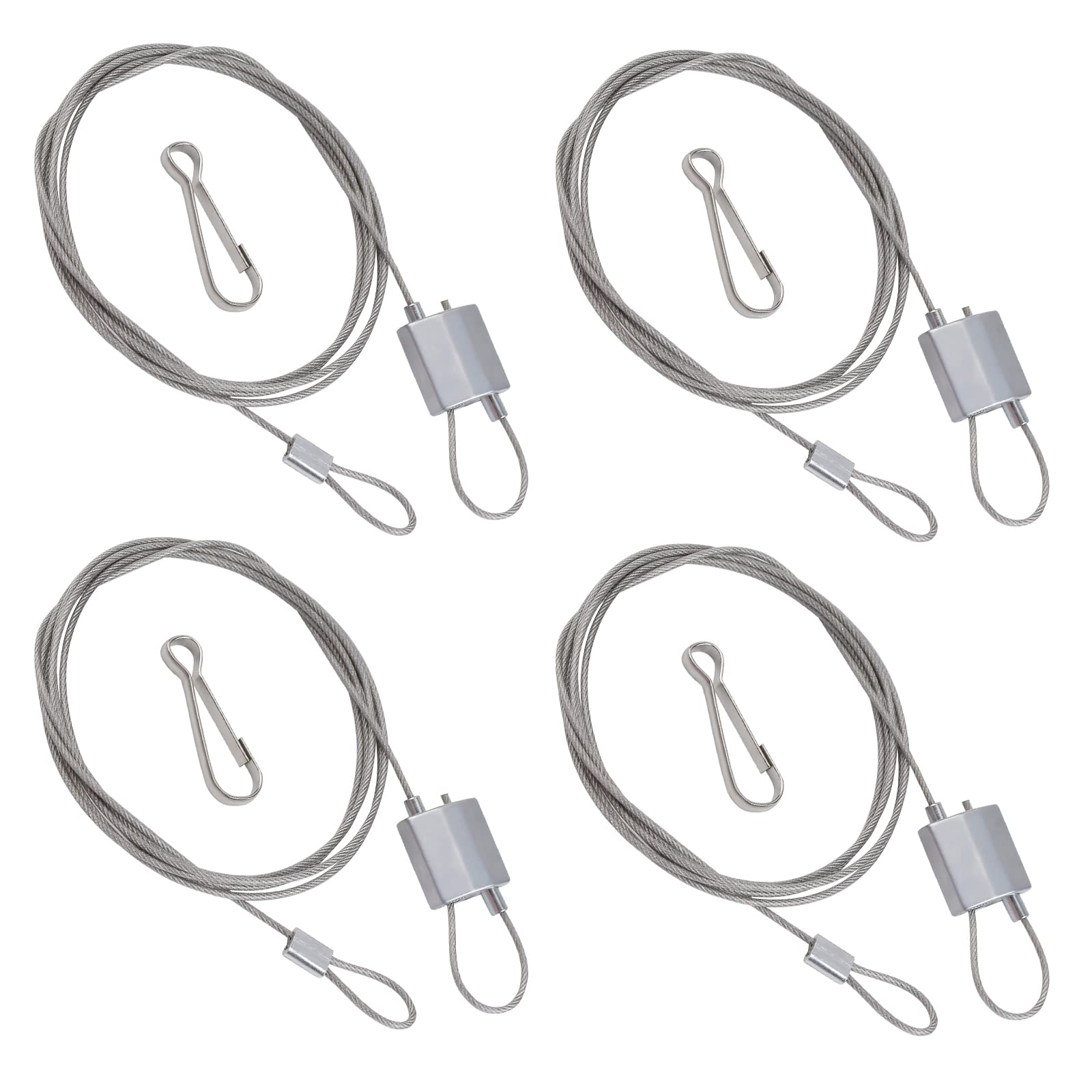 UFURMATE Rope Hanger, 4 Set 1M/3.28 Ft Stainless Steel Ceiling Light ...