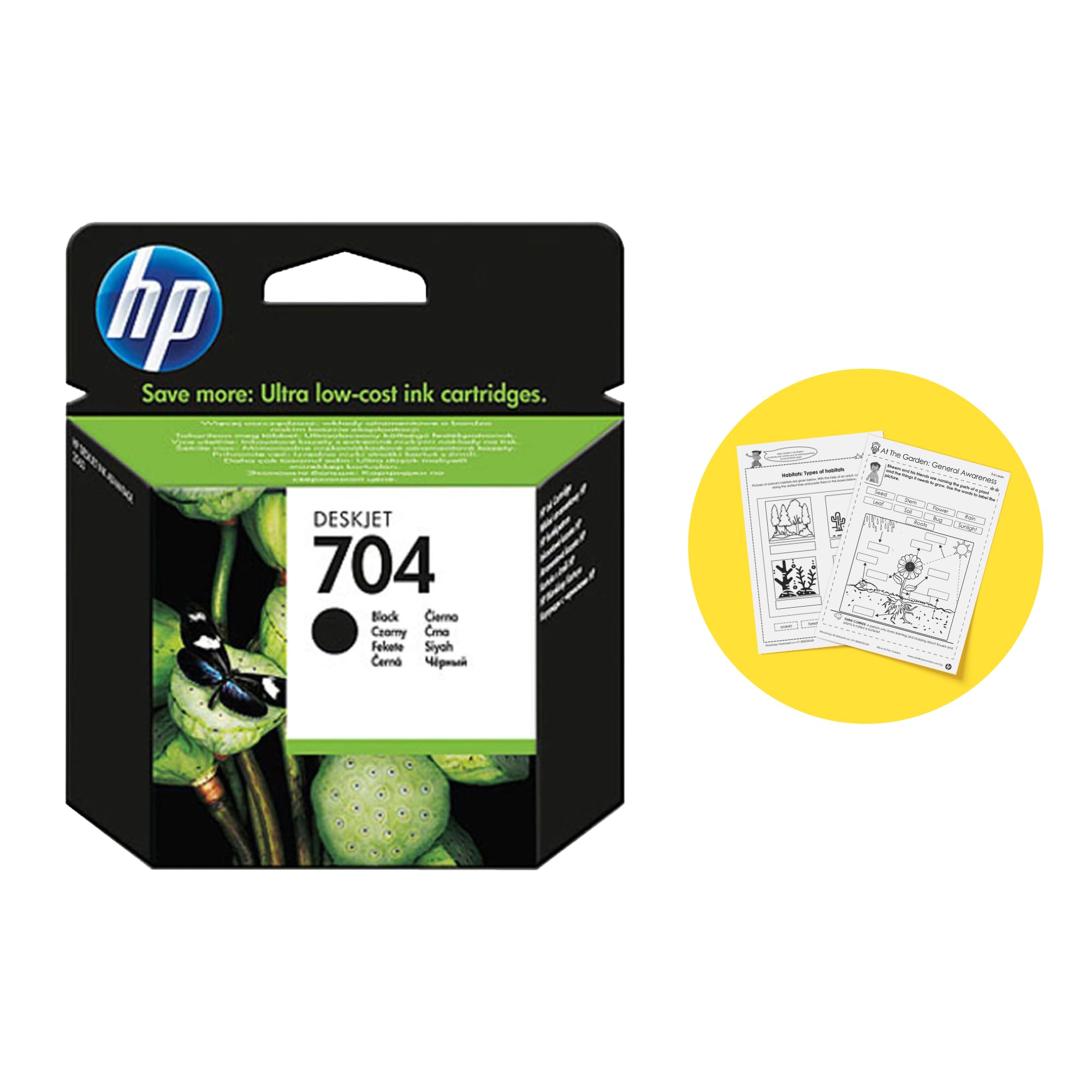 HP 704 Black Original Ink Advantage Cartridge : Amazon.in: Computers ...