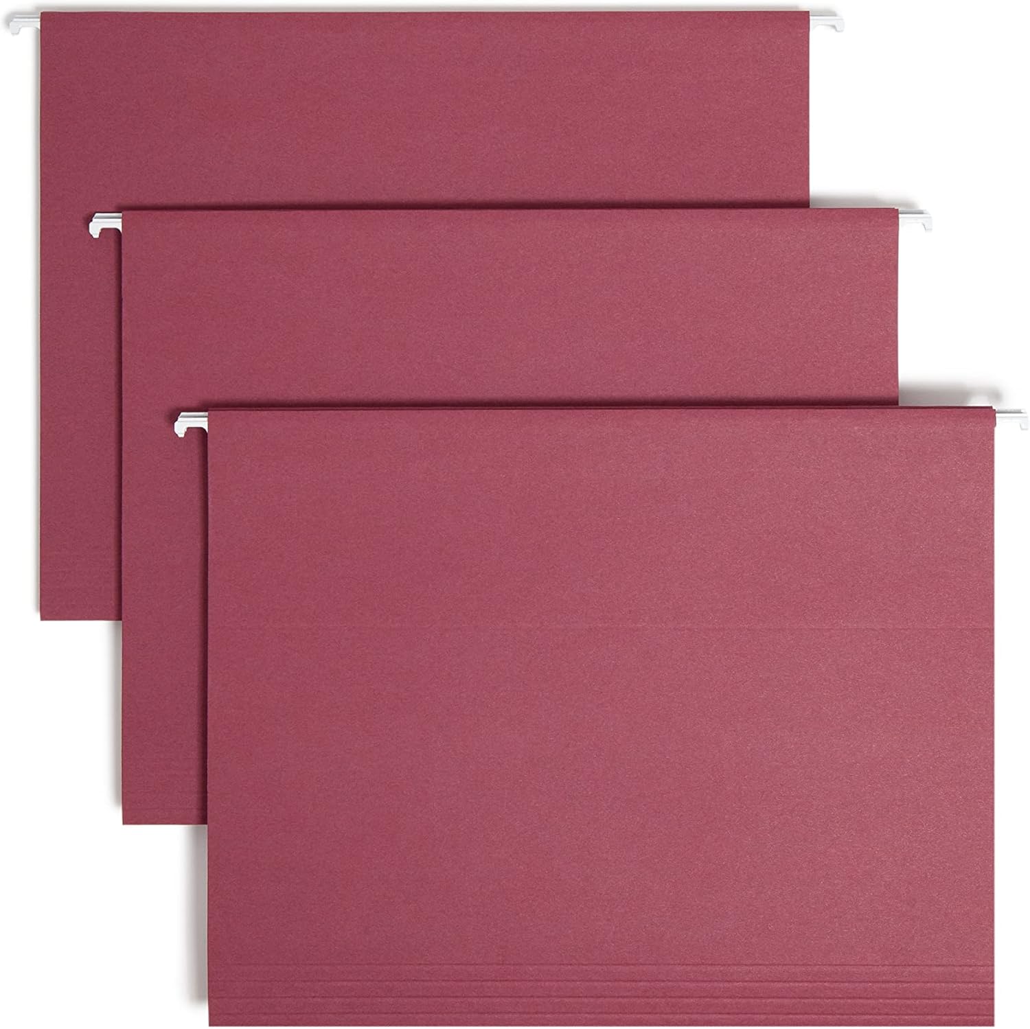 Amazon.com : Smead Colored Hanging File Folder with Tab, 1/5-Cut ...