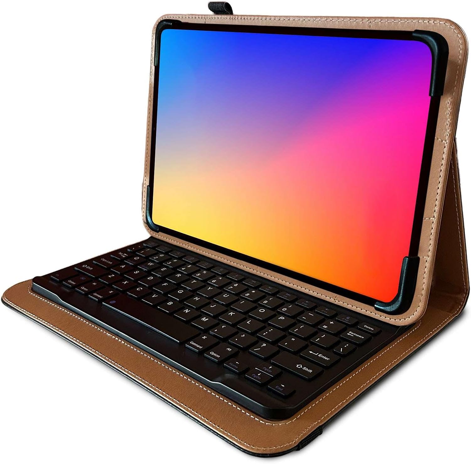 Navitech Black Rotational Bluetooth Keyboard Case Compatible With ...