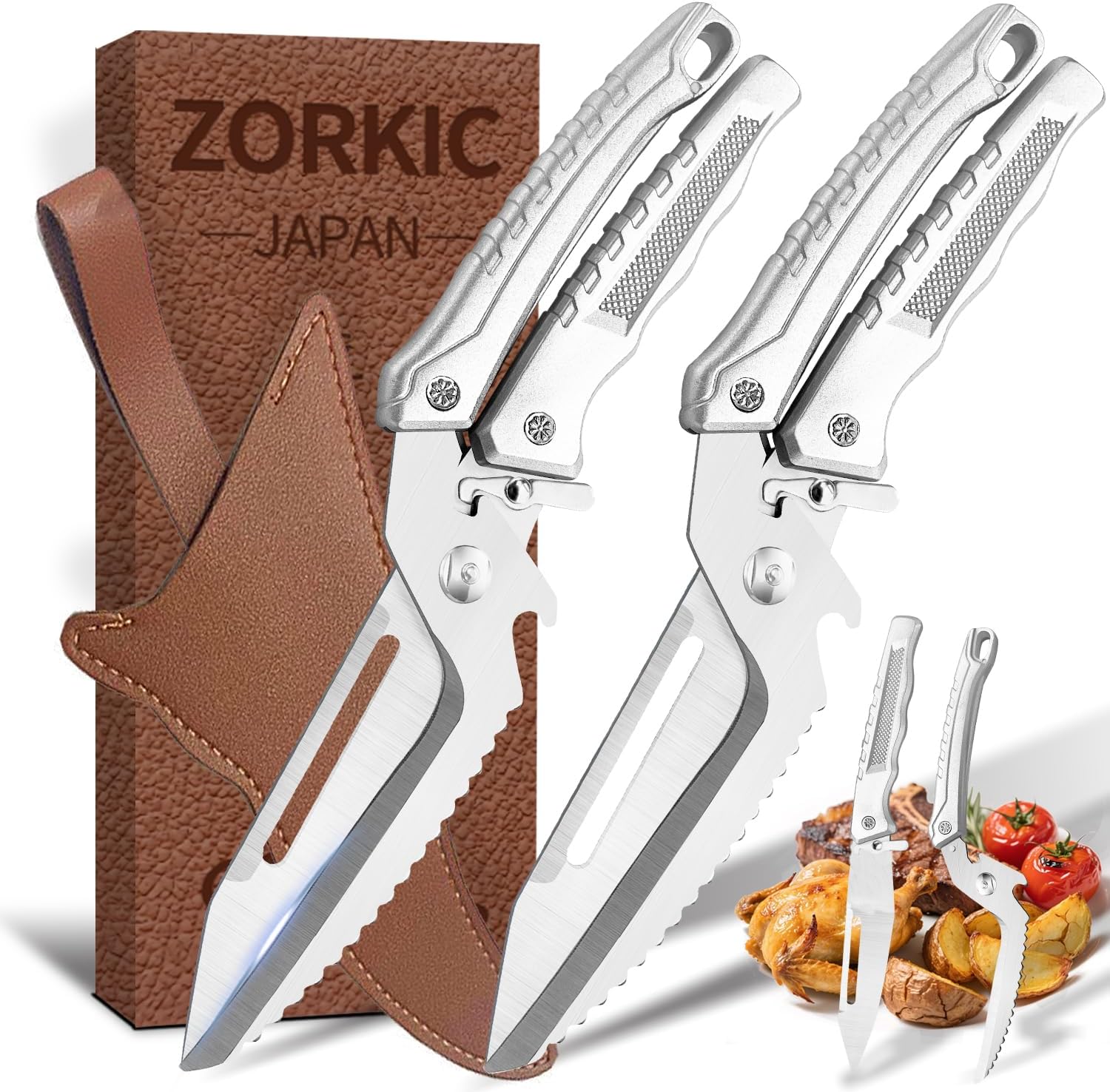 Amazon.com: ZORKIC Poultry Shears, Kitchen Scissors for Food, All ...