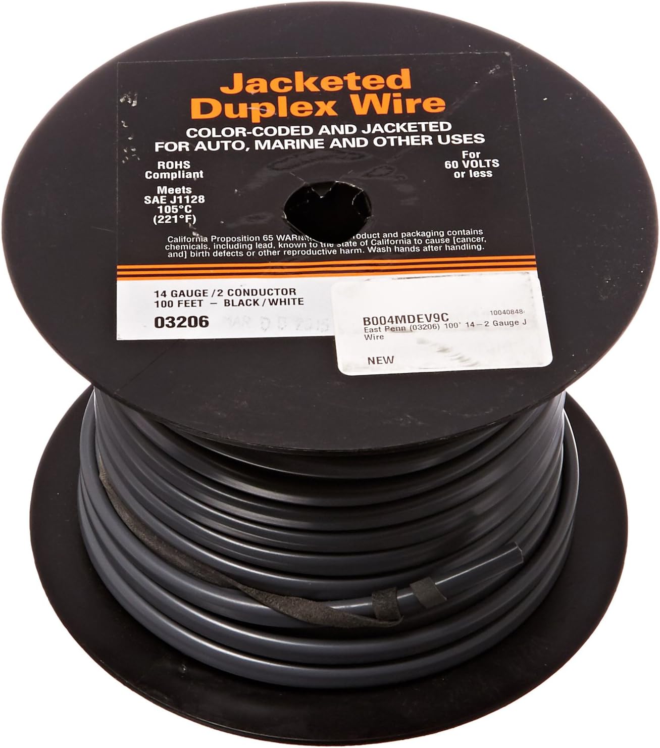 Amazon.com: 14 AWG 2 Conductor Jacketed Primary Wire : Automotive