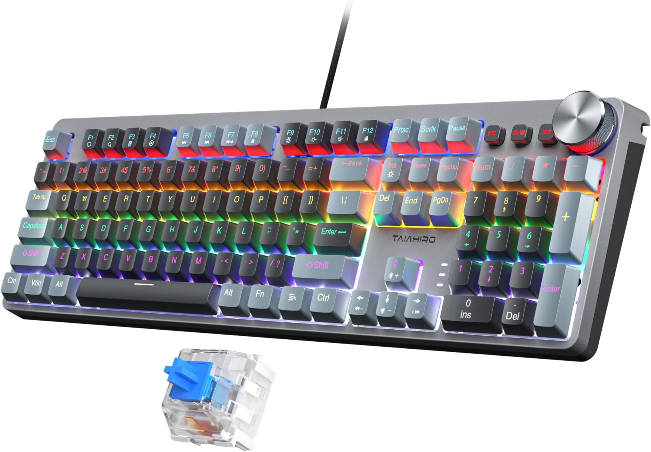 Amazon.com: Acer Nitro Gen 2 Wired Gaming Keyboard - RGB Illuminated ...