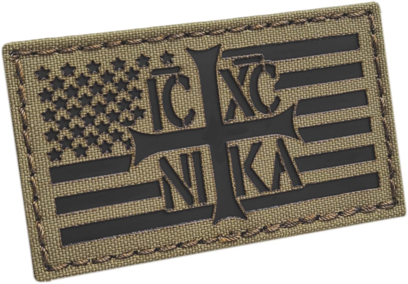Amazon.com: American Flag IC XC Nika Jesus Christ Conquers Patch ...