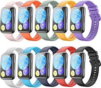 Zhike 10piezas Correa Extensible Compatible Para Huawei Watch Fit 2