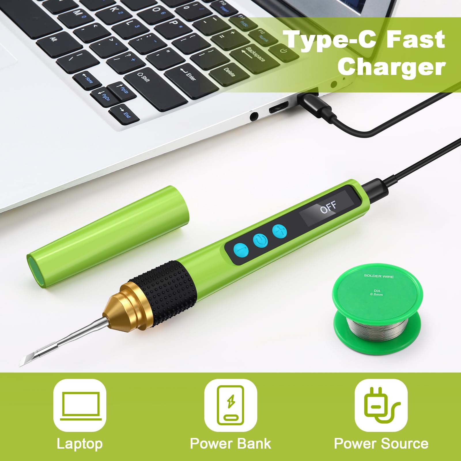 Snapklik.com : Soldering Iron Kit, Smart OLED Soldering Pen Kit, Mini ...