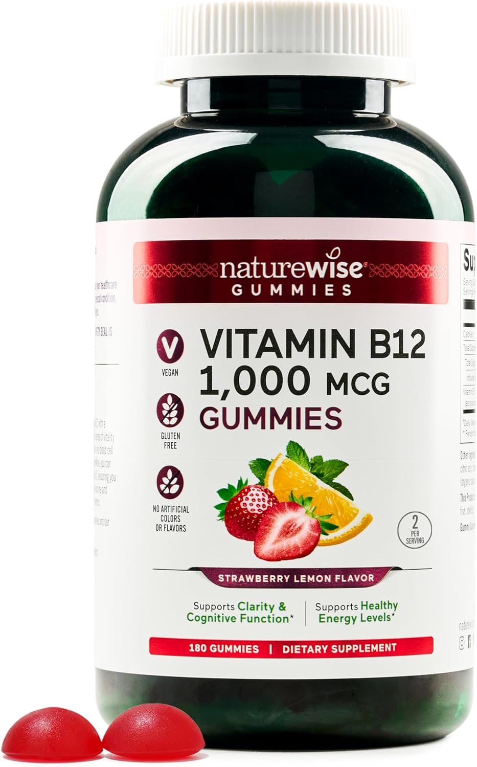 Amazon.com: NatureWise Vitamin B12 Gummies for Adults, 1000 mcg ...