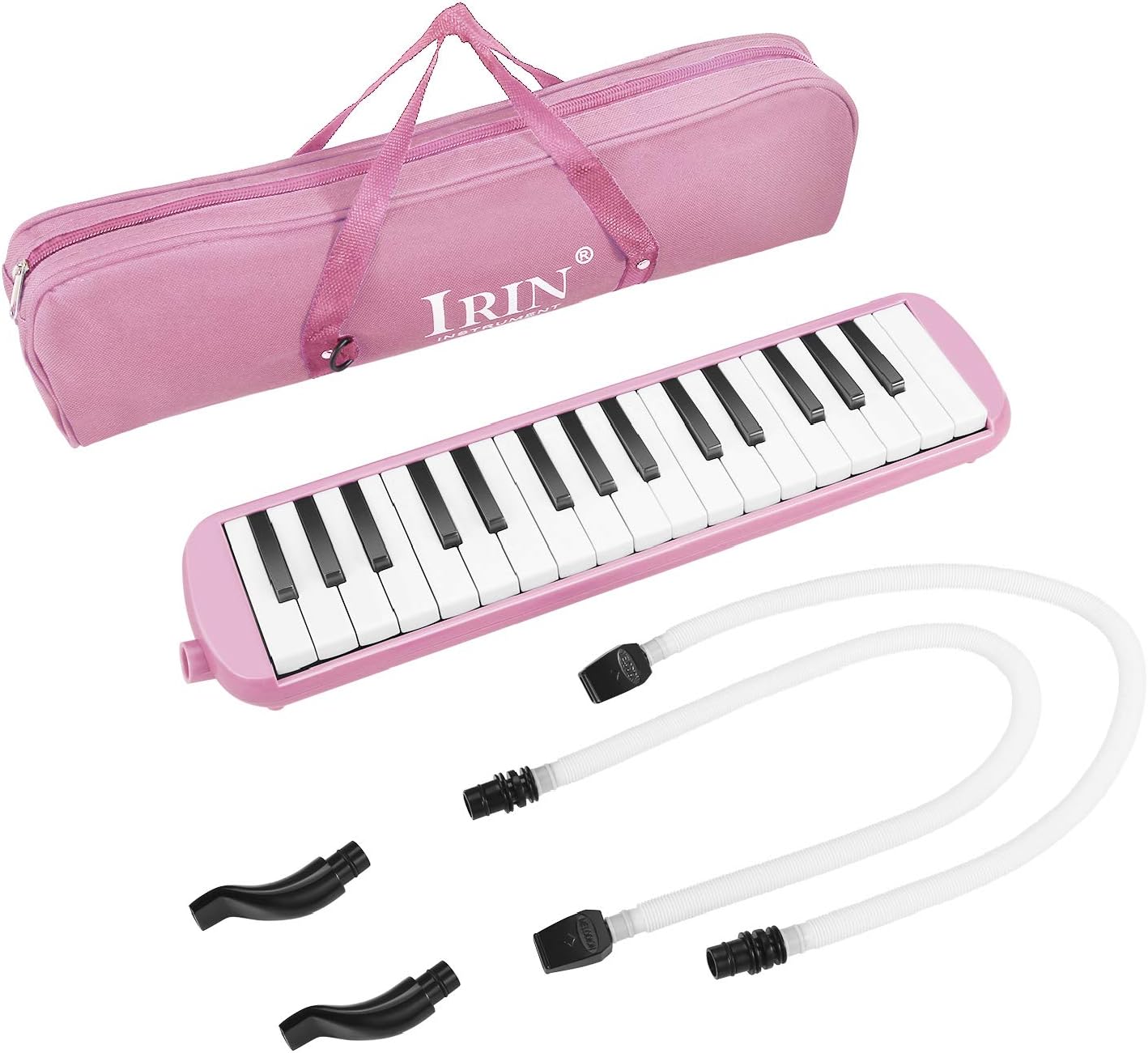 Amazon.com: Flexzion Melodica 32 Key (Pink) Pianica Blow Piano Keyboard ...