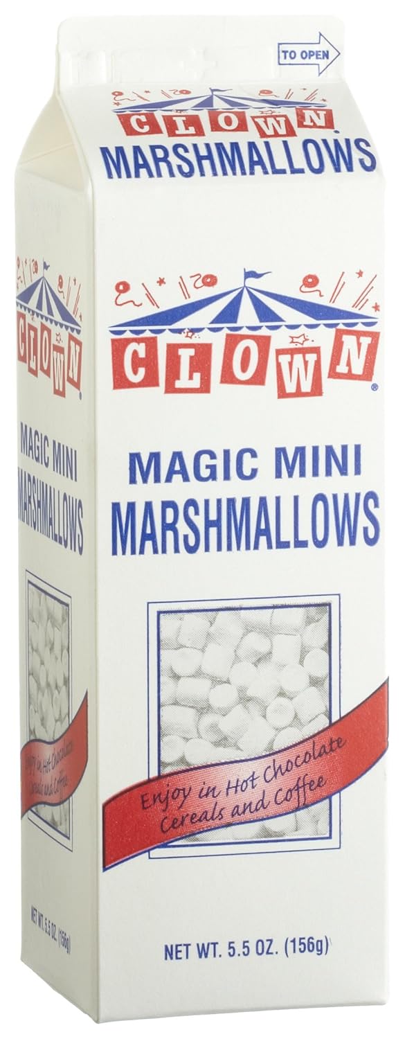 Amazon.com: Clown Gysin Marshmallow Magic Miniature 5.5-Ounce Packages ...