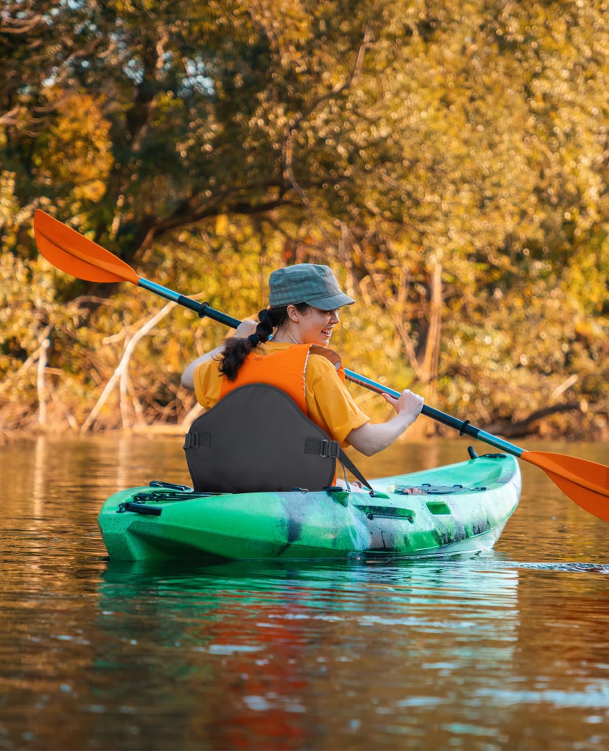 Snapklik.com : AQUARM 2 Pack Kayak Seat Deluxe Padded Canoe Seat ...
