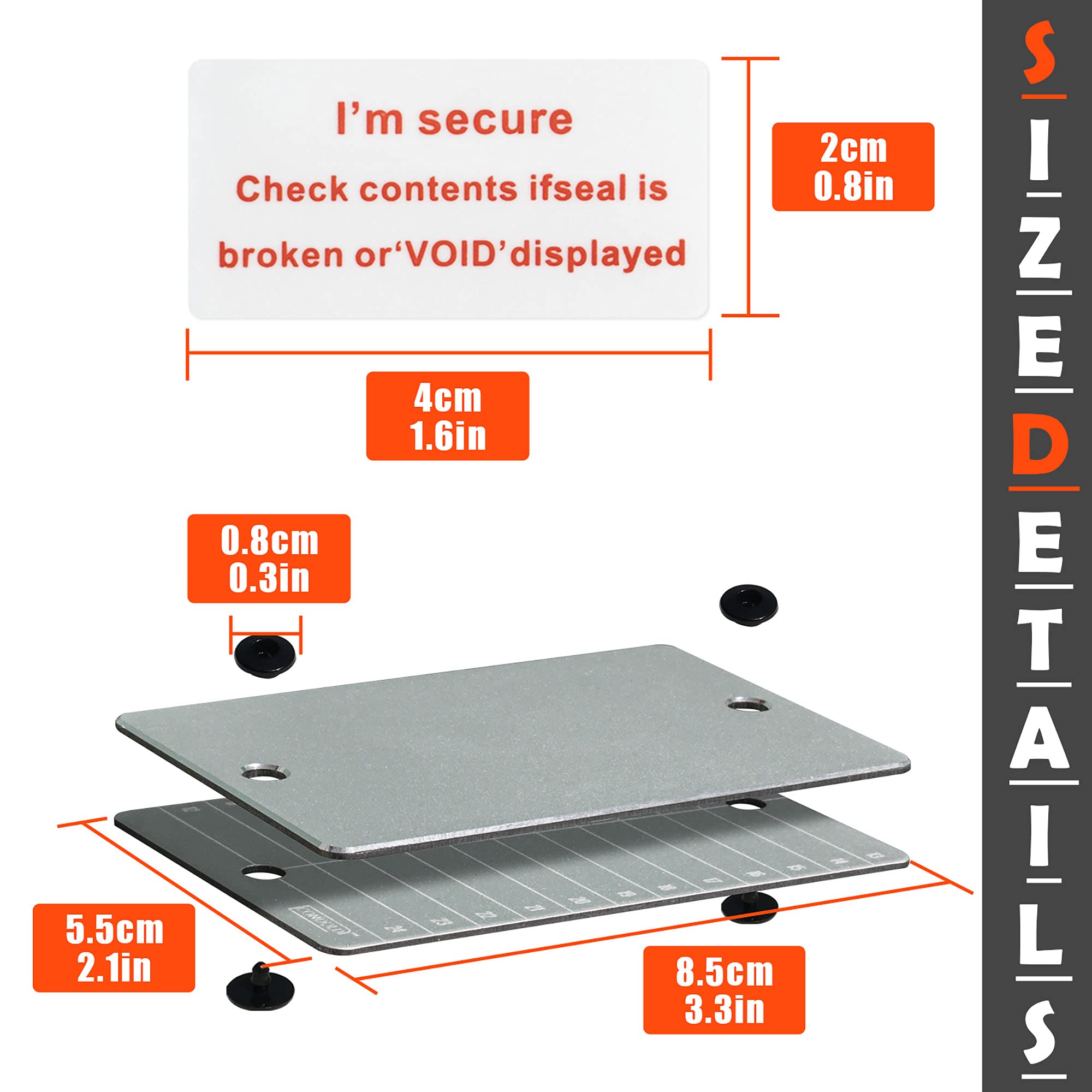 Buy CONDOLD Steel Bitcoin Wallet Cryptocurrency Seed Storage ...