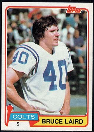 Amazon.com: Football NFL 1981 Topps #326 Bruce Laird Colts ...