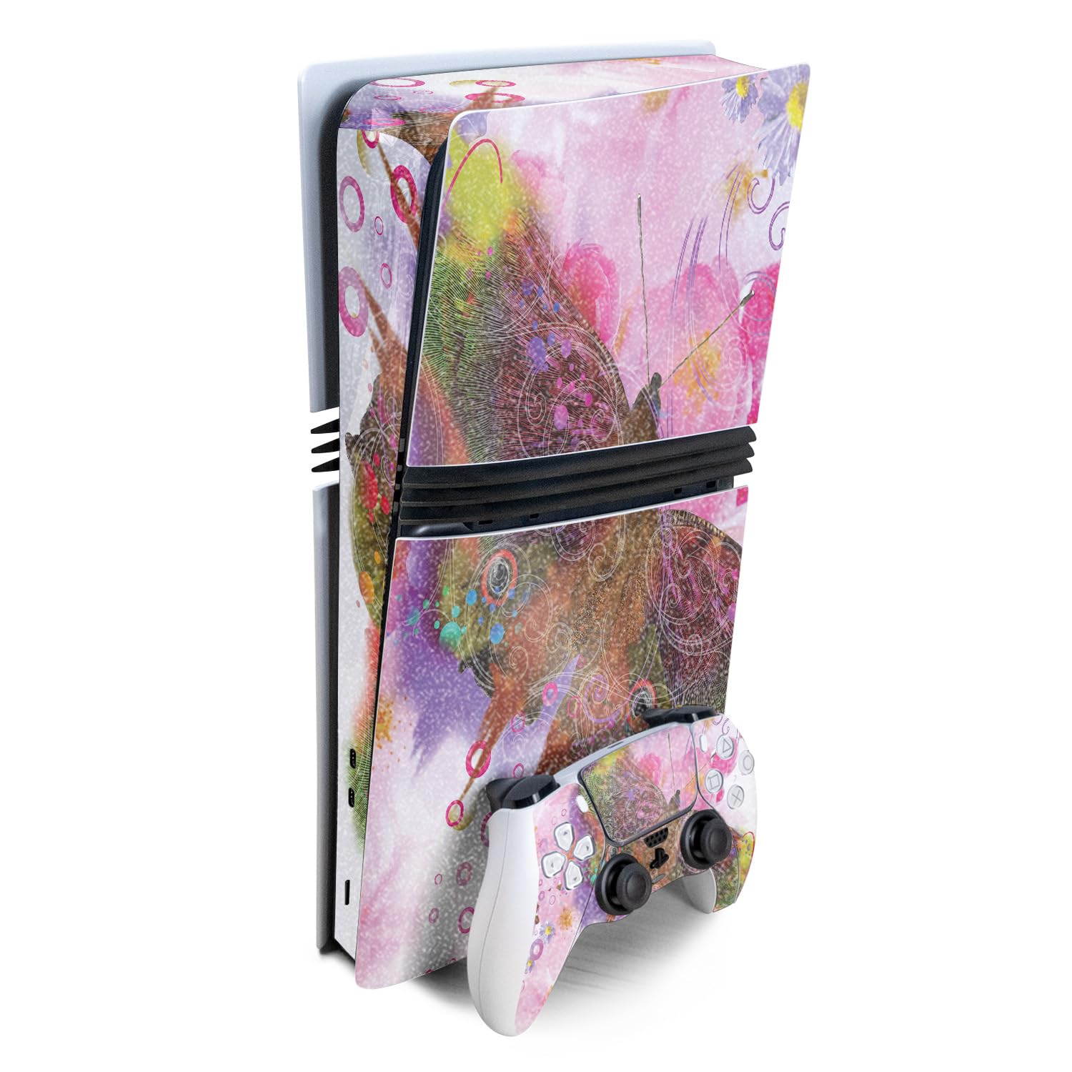 Amazon.com: Glossy Glitter Gaming Skin Compatible with Sony PlayStation ...