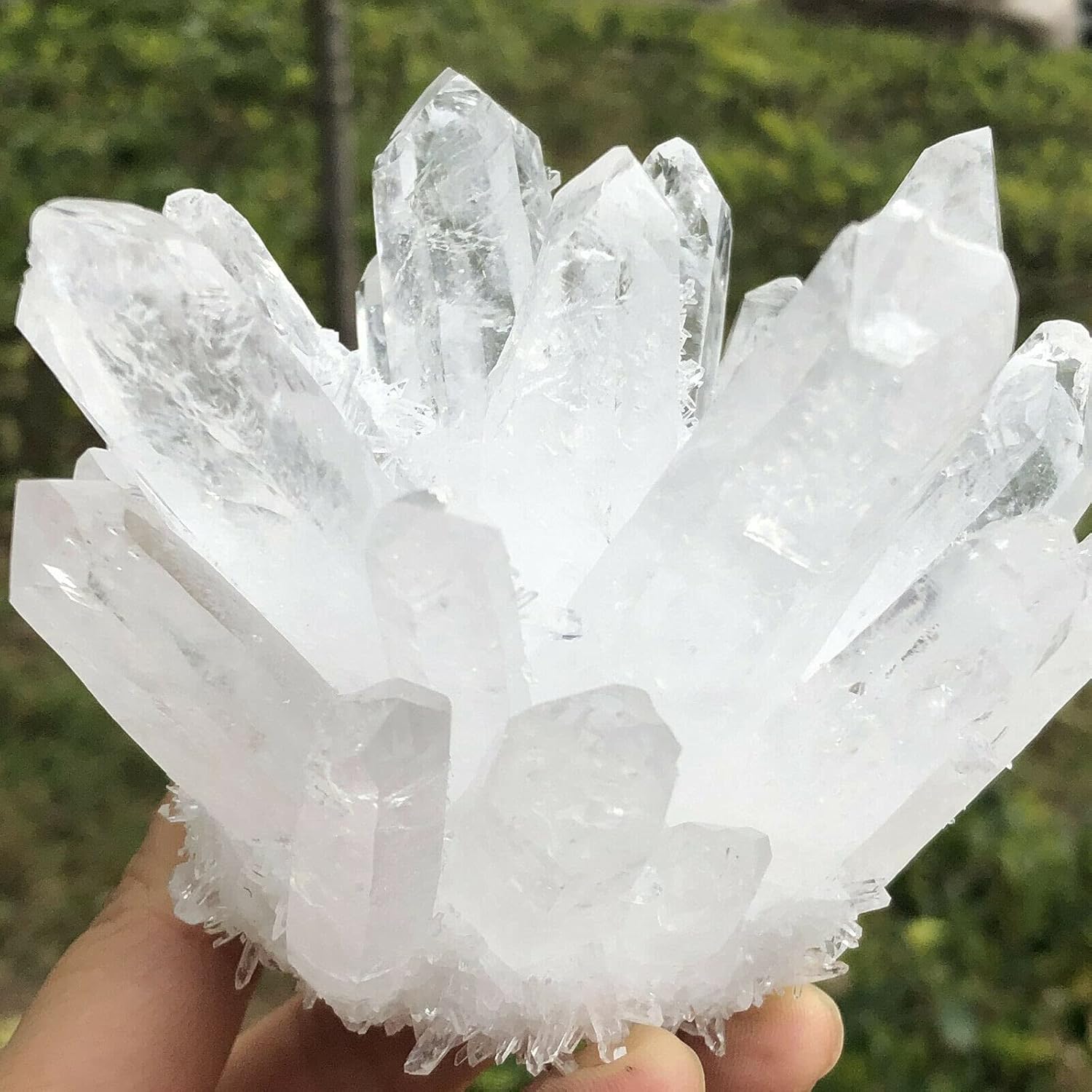 Amazon.com: Natural Crystal Rough Natural Healing Transparent White ...