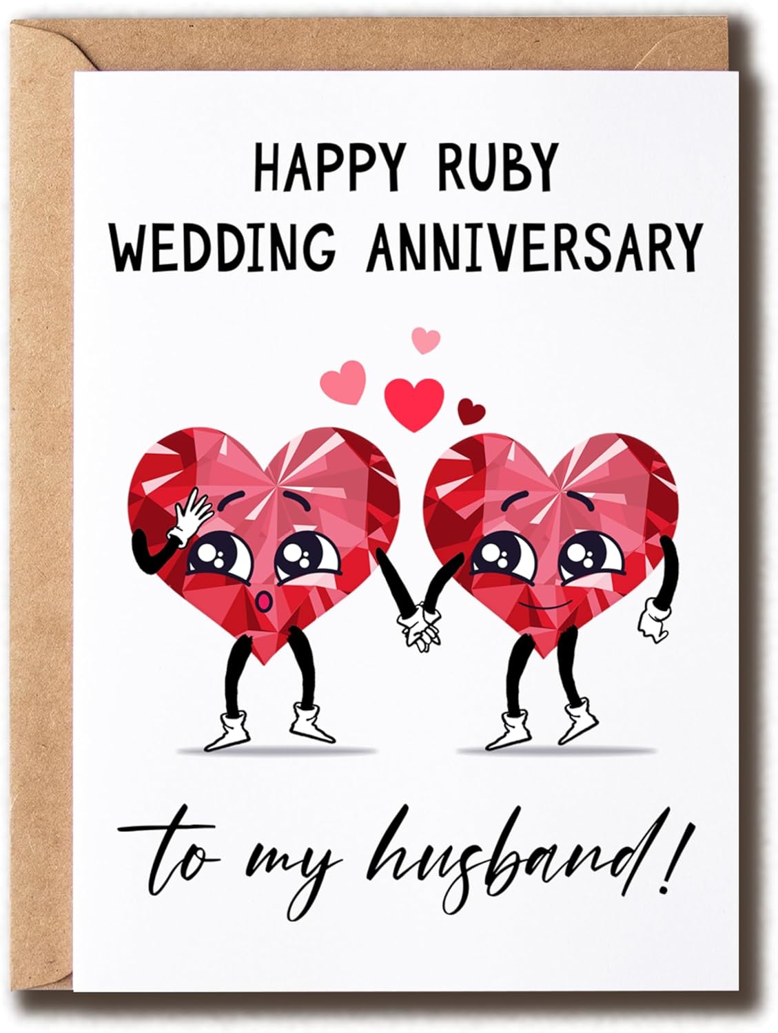 Amazon.com : SNHDesign Happy Ruby Wedding Anniversary To My Husband ...