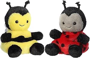 Amazon.com: Aurora Palm Pals Set of Two - Queeny Bee and Spots Ladybug ...