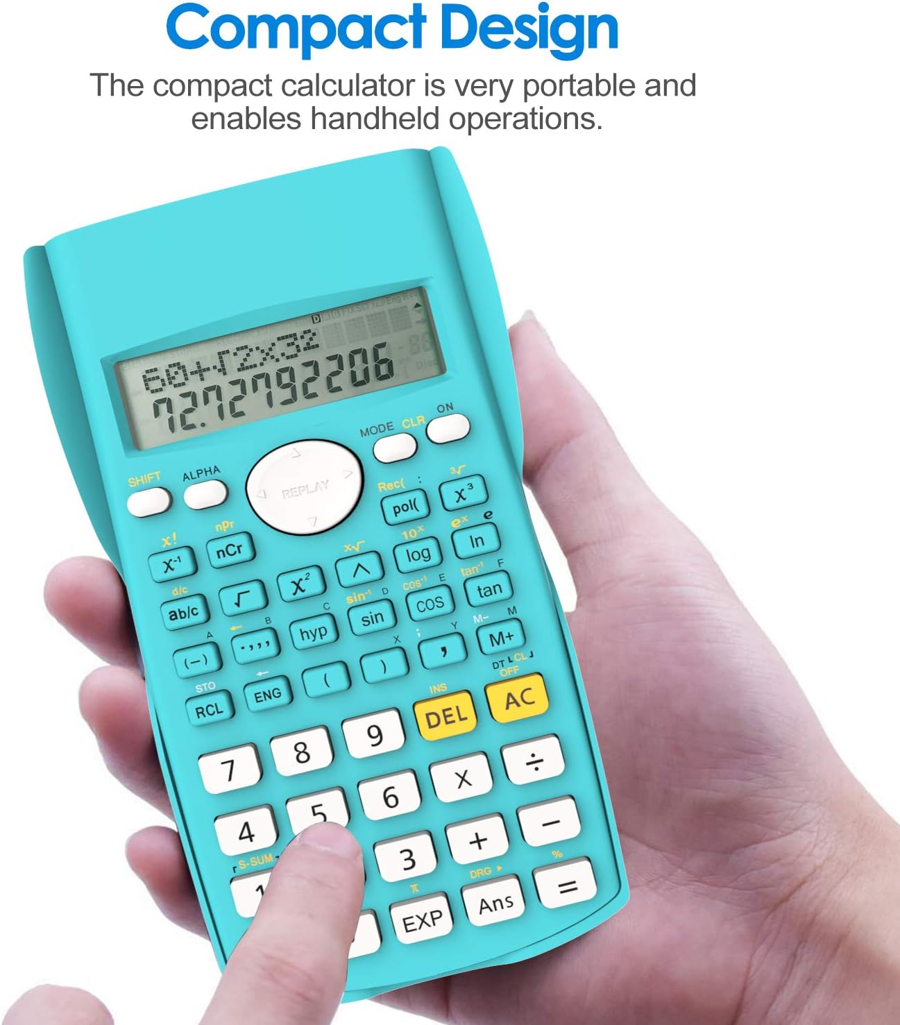 Helect 2-Line Engineering Scientific Calculator, Suitable for School ...