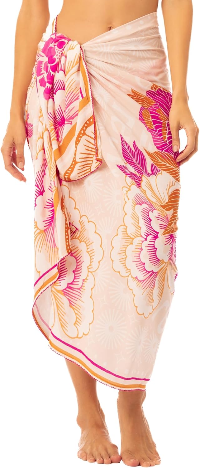 Maaji Pareo estándar para Mujer, Blanco, Talla única : Amazon.com.mx ...