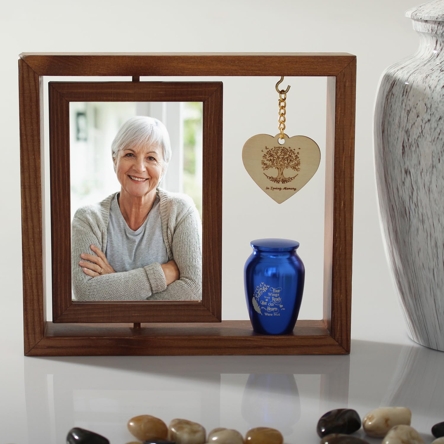 Amazon.com: Contid Memorial Picture Frame and Small Urn Set Mini ...