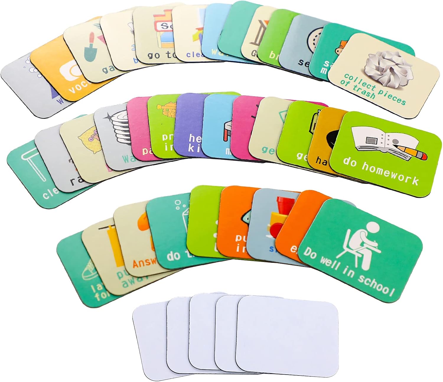 UCMD Magnetic Behavior Chores Cards, Daily Routines Cards, Visual Aids ...