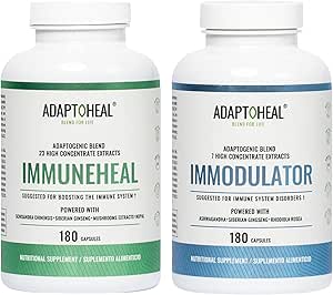 Amazon.com: ADAPTOHEAL Immuneheal + Inmodulator - Mezcla adaptógena ...