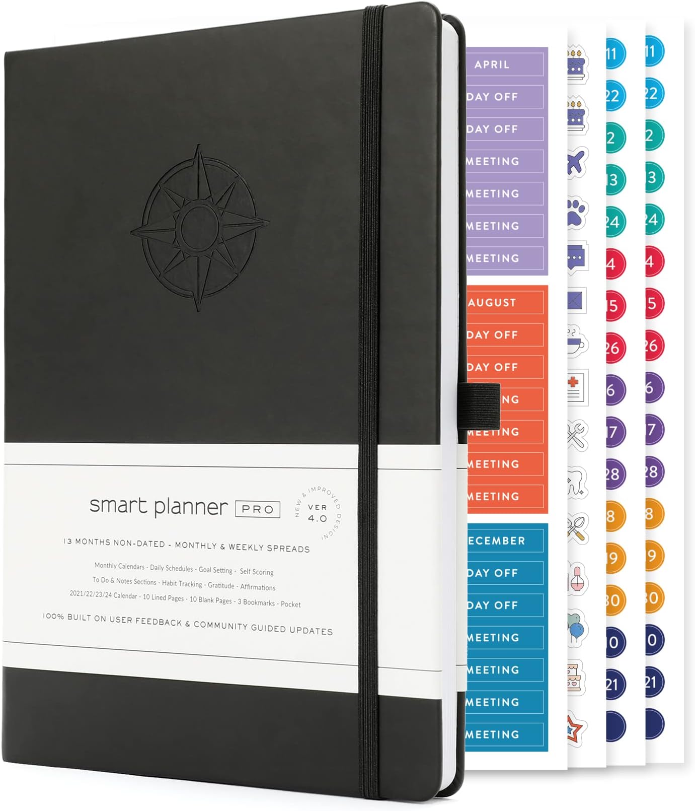 Smart Daily Planner – Undated A4 Size – Achieve Goals & Increase ...