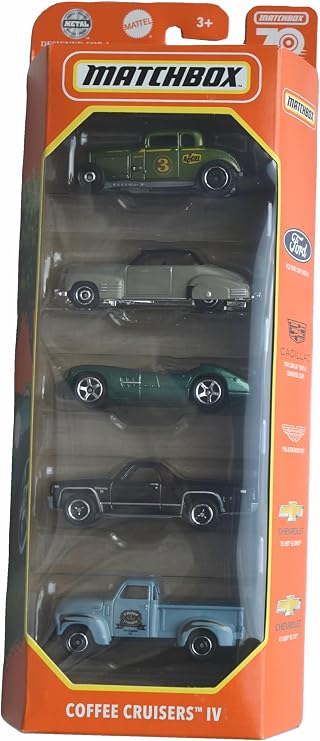 Amazon.com: Matchbox Coffee Cruisers IV 5 Pack : Toys & Games