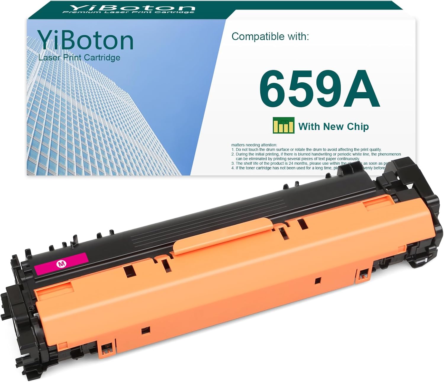Amazon.com: YiBoton 659A Magenta Toner Cartridge (with New Chip ...