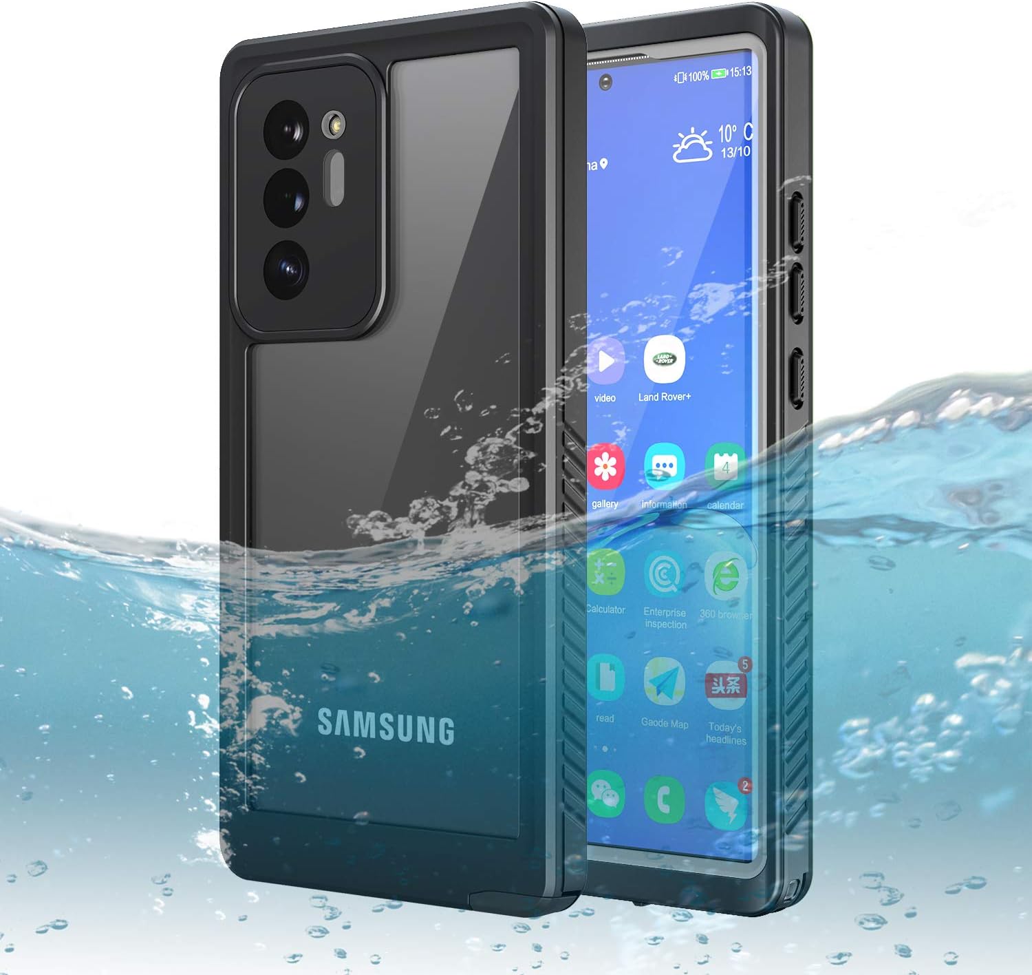 Capa impermeável para Galaxy Note 20 Ultra, certificação DOOGE IP68 com ...