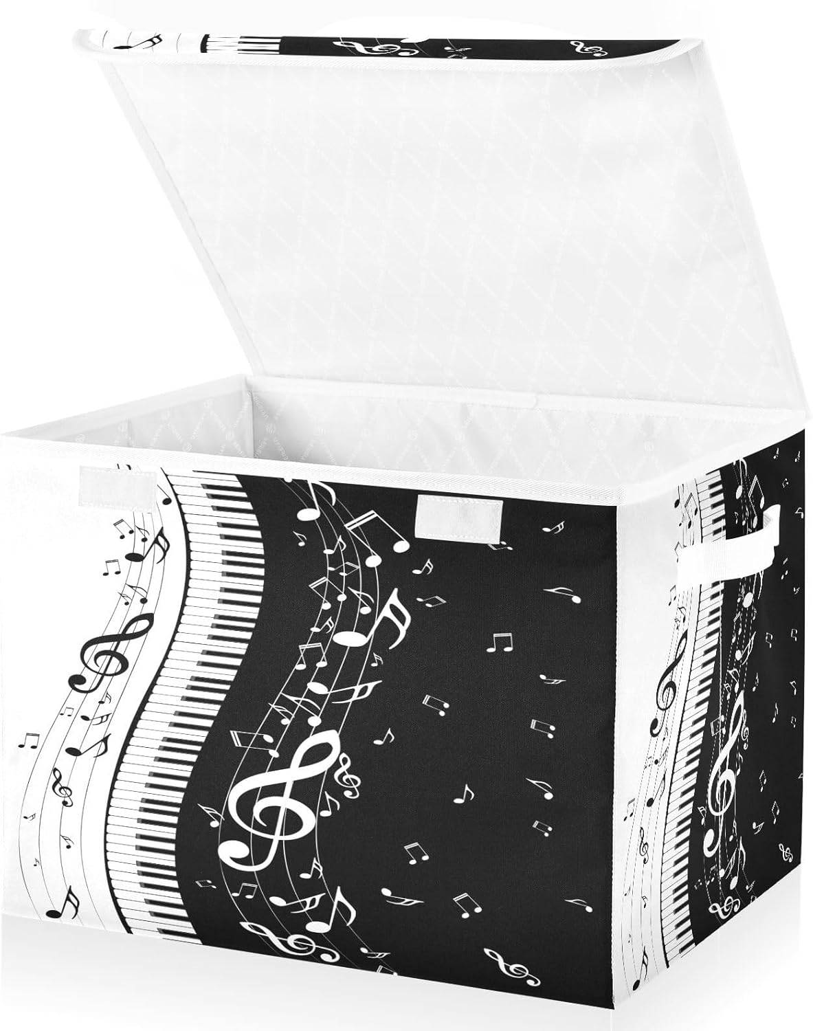 Amazon.com - DIGTIA Piano Music Note Storage Bins with Lids Large ...