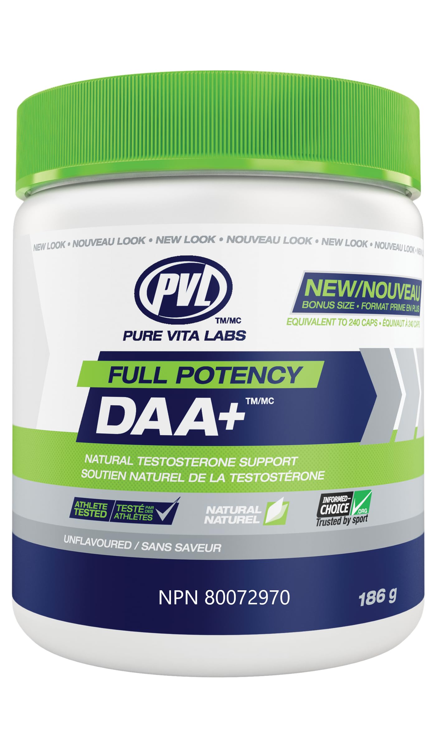 PVL Full Potency DAA+ – Natural Test Testosterone Booster for men – DAA ...