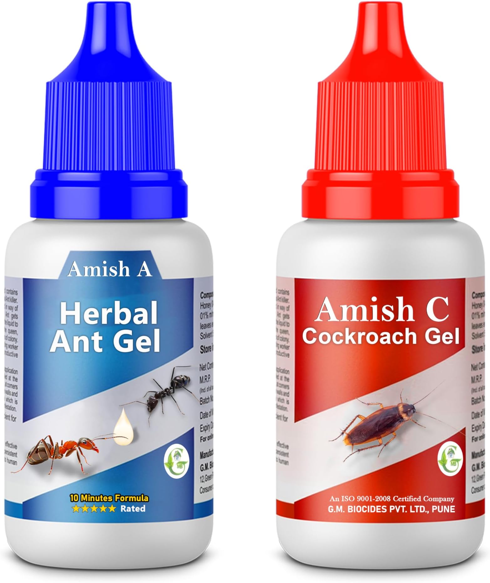 Amish-A Eco- Friendly Ant/Ant Gel 20g With Amish-C Cockroach gel 20g ...