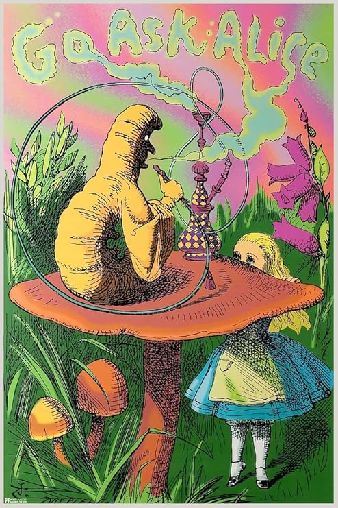 Amazon.de: Alice im Wunderland Go Ask Alice Raupe Rauchende ...