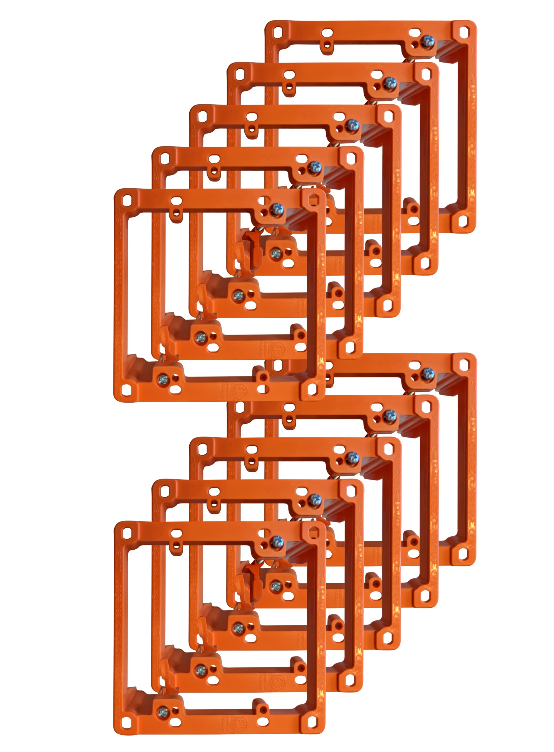 10 Pack Low Voltage Mounting Brackets 2 Gang for Drywall Outlet Cable ...