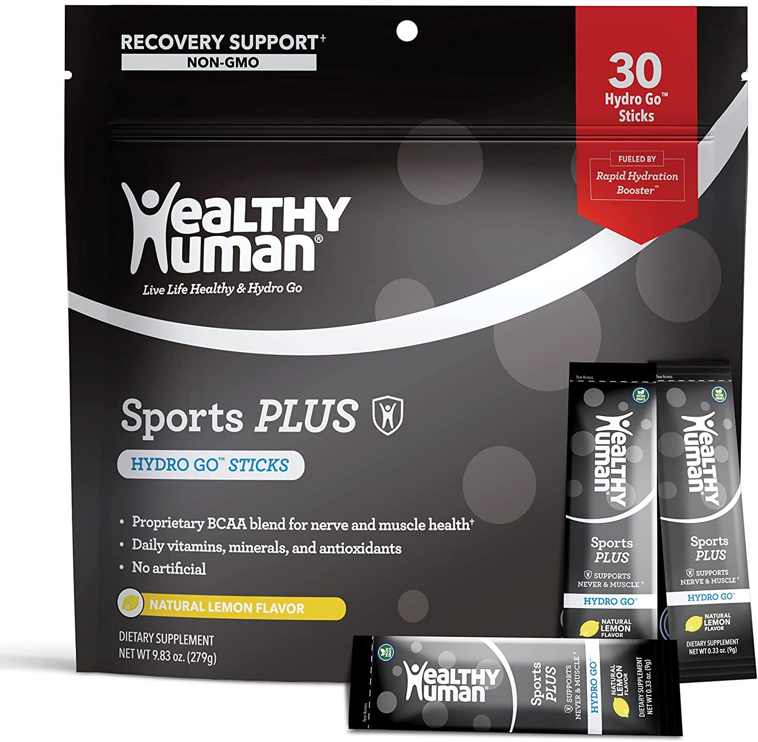 Buy y Human HydroGo Sports Plus Electrolytes Hydration Powder | Rapid ...