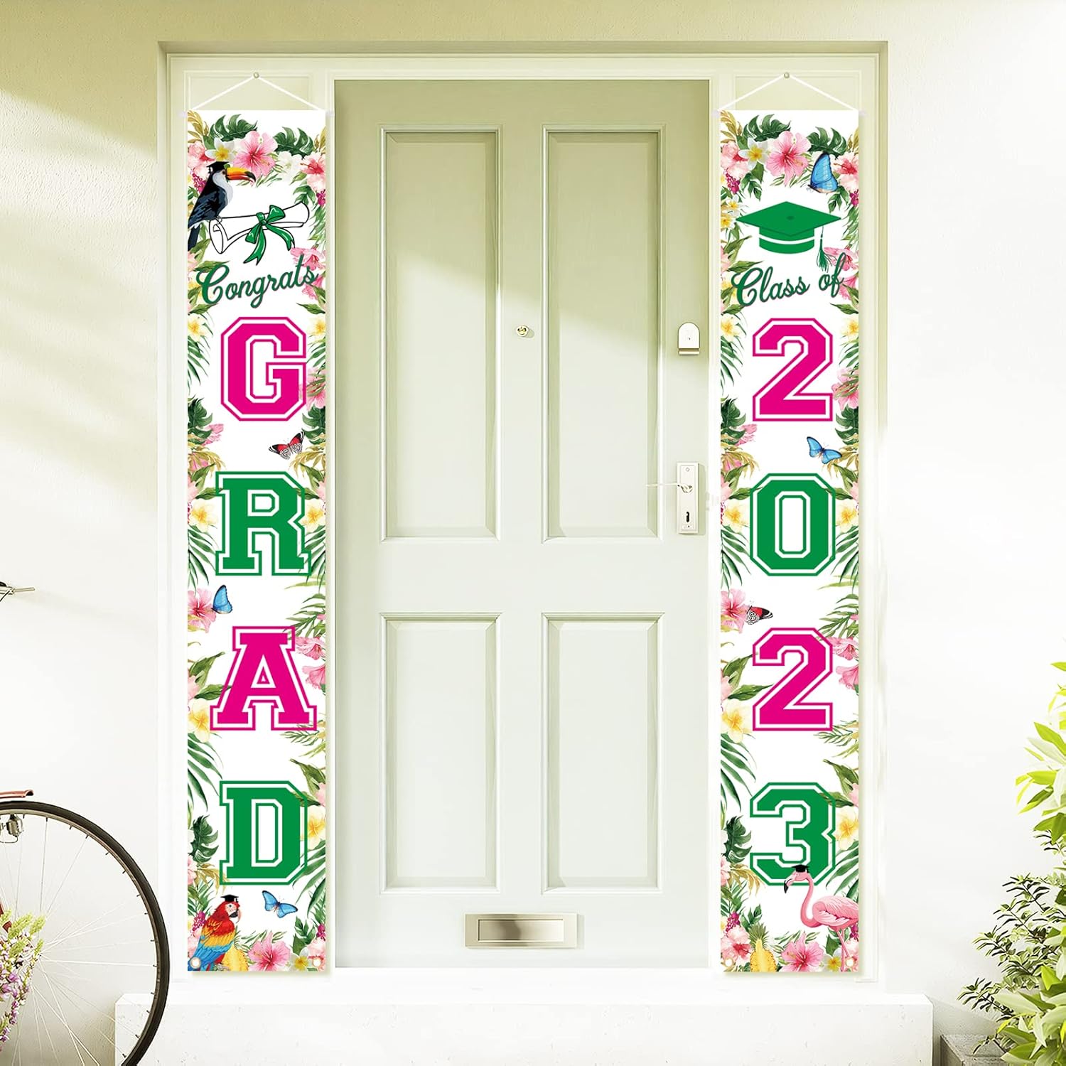 Amazon.com: HOWAF Hawaii Graduation Door Banner, Class of 2023 Congrats ...