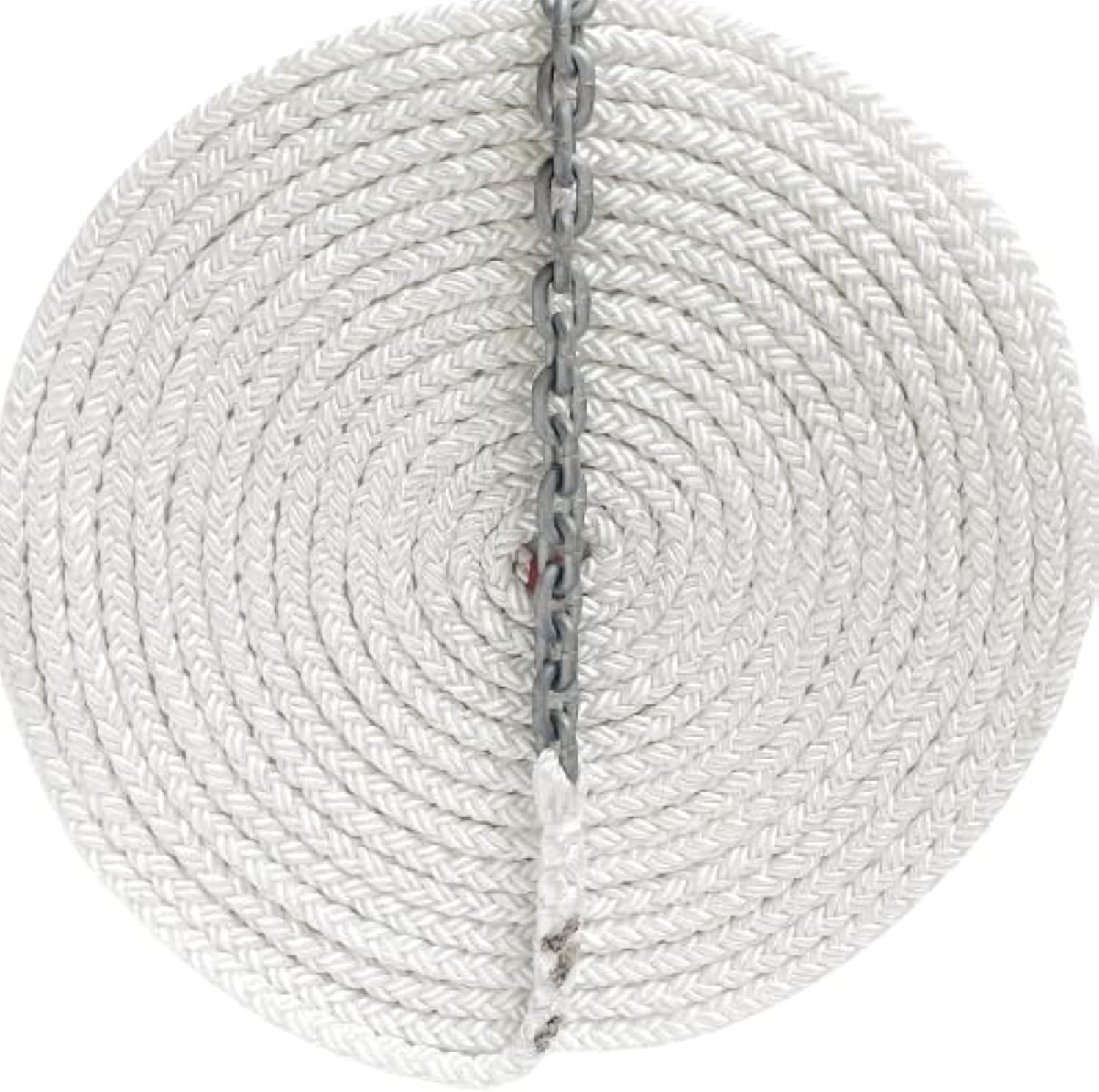 Amazon.com: Windlass Anchor Rode 1/2" 8 Plait Nylon Spliced to 15' - 1/ ...