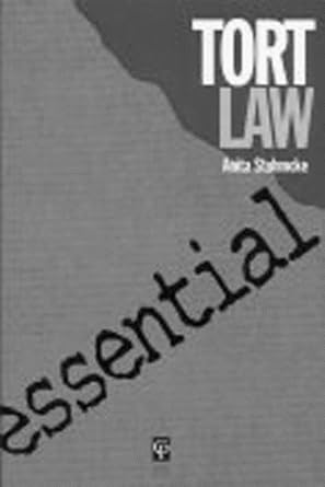 Essential Australian Tort Law: Stuhmcke, Anita: 9781876213015: Amazon ...