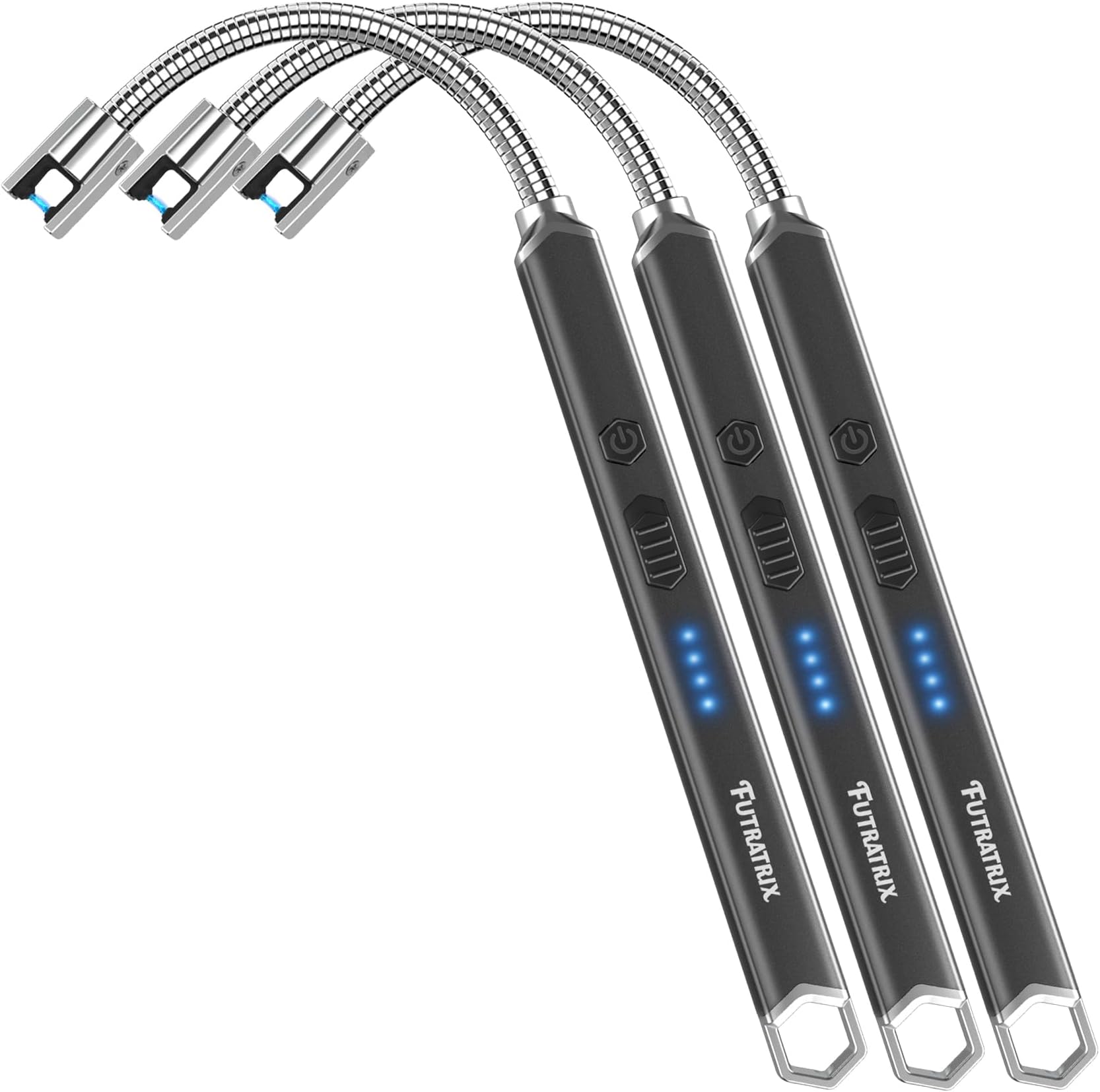 Amazon.com: TOPKAY 2 Pack Electric Lighter Candle Lighter Windproof ...