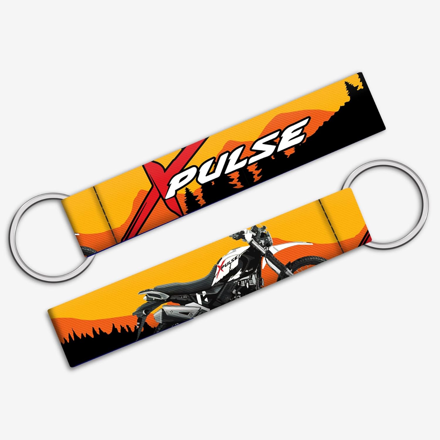 Colorlay Turn To Ride - Xpulse Printed Keychain - Xpulse 200 White ...