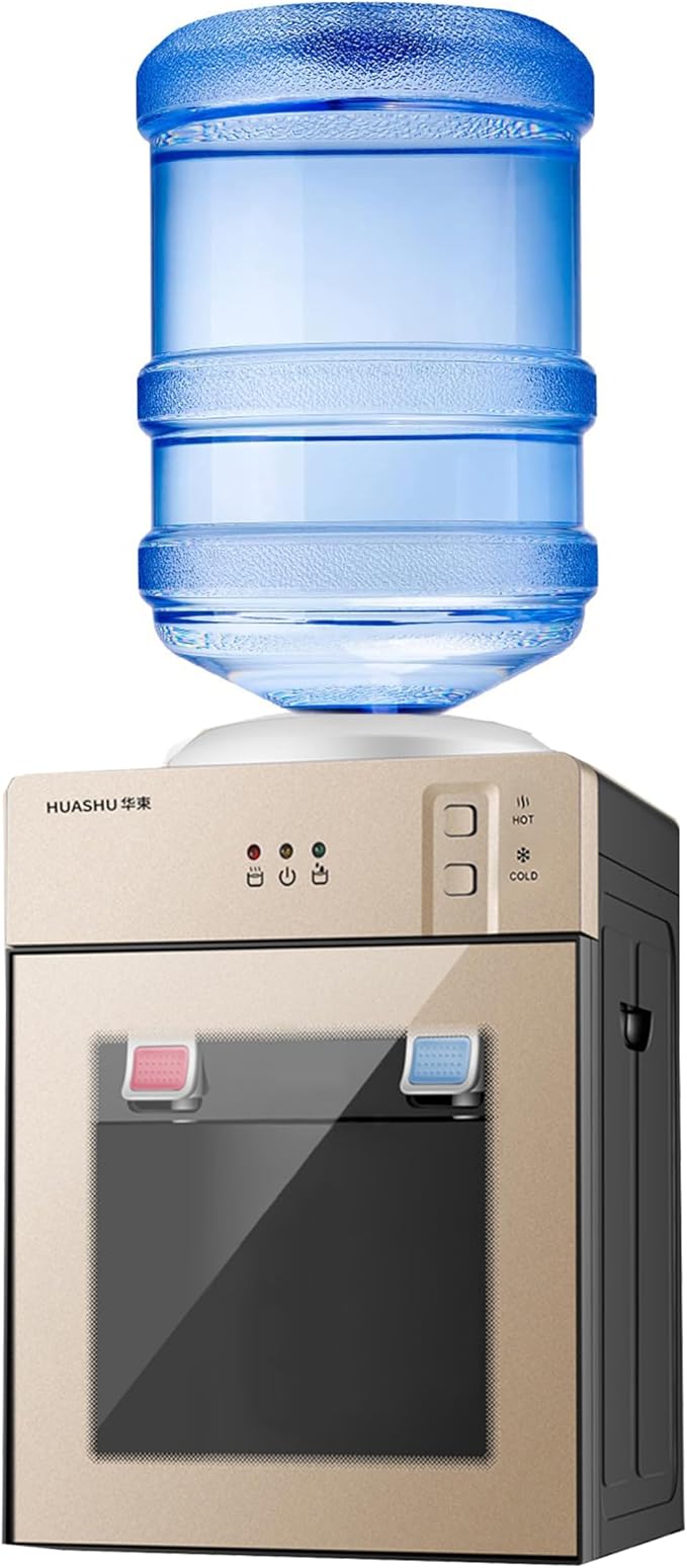Amazon.com: Top Loading Countertop Water Cooler Dispenser 5 Gallon Hot ...