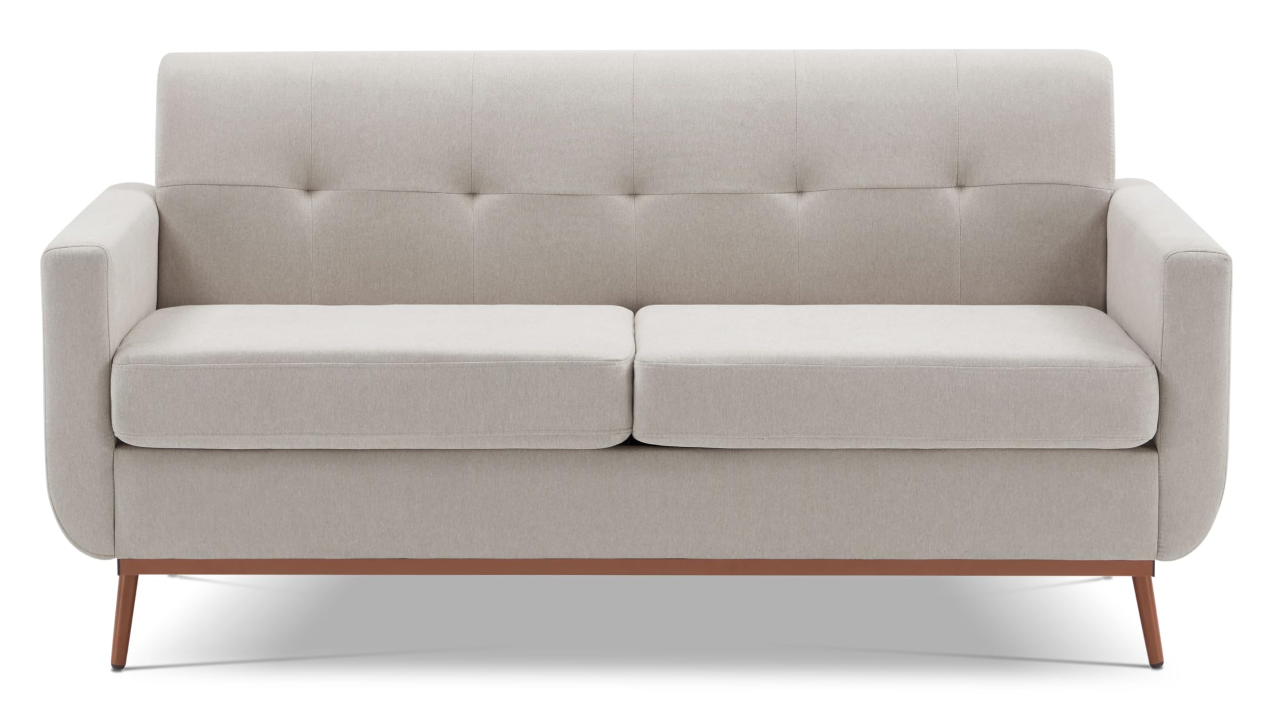 Amazon.com: Weture 65" W Loveseat Sofa, Mid Century Modern Love Seat ...