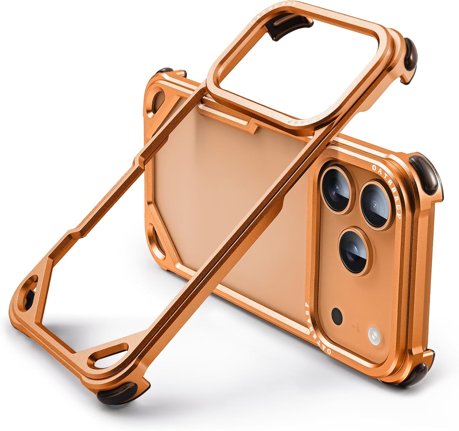 Amazon.com: OATSBASF for iPhone 17 Pro Max Bumper Case, No Back Design ...