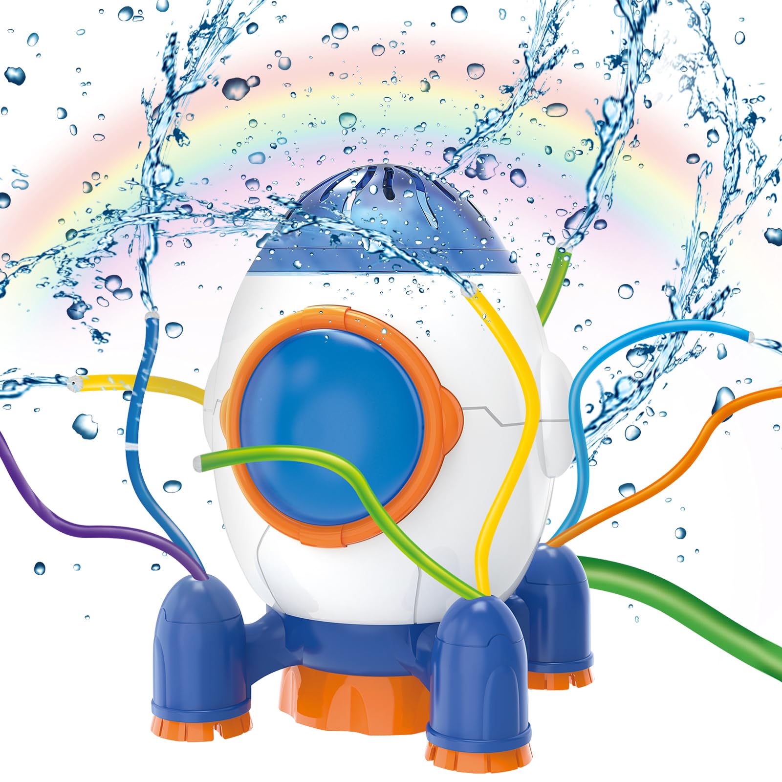 Amazon.com: Water Rocket Sprinkler for Kids, Outdoor Backyard ...