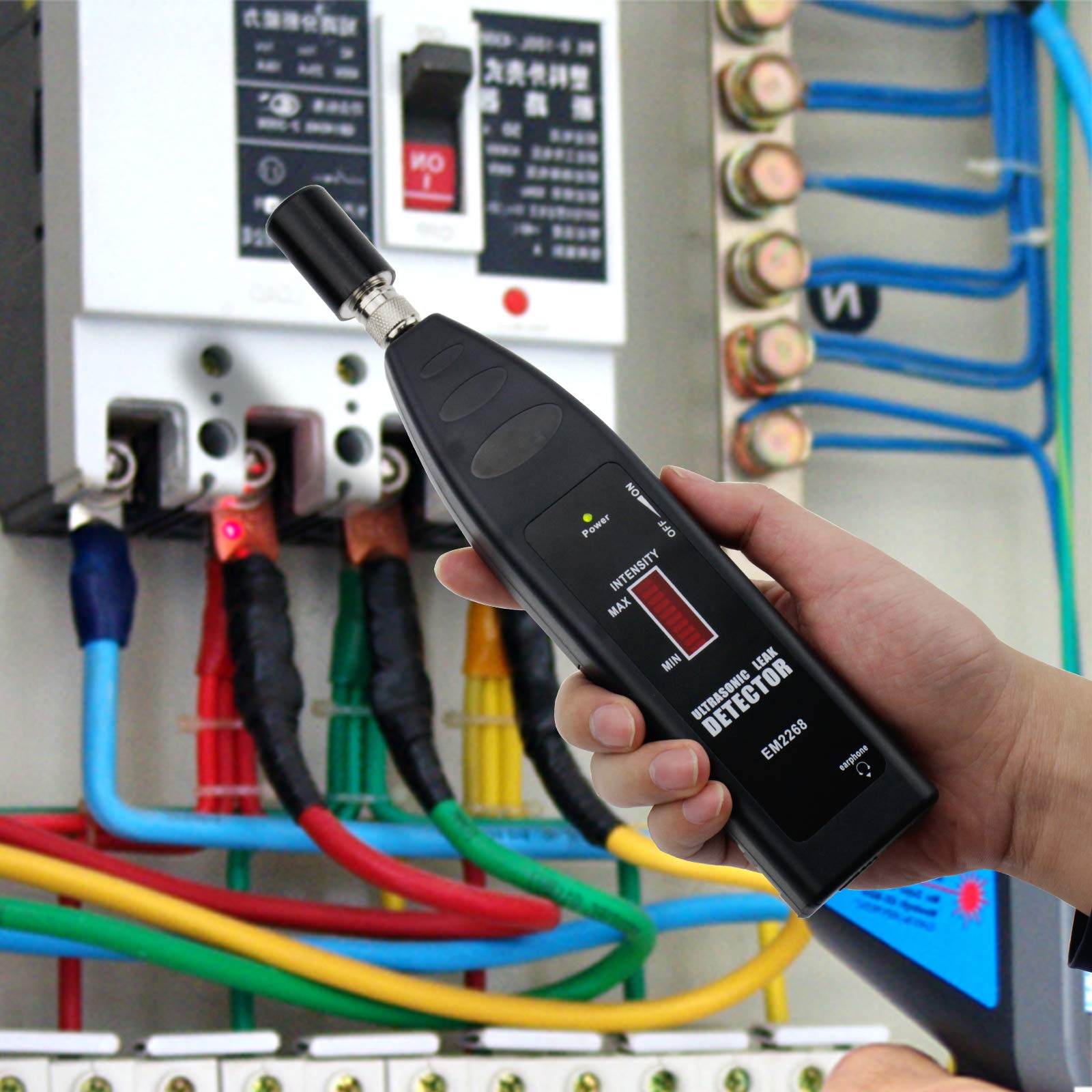 Snapklik.com : ALLOSUN Ultrasonic Leak Detector Transmitter Air Water ...
